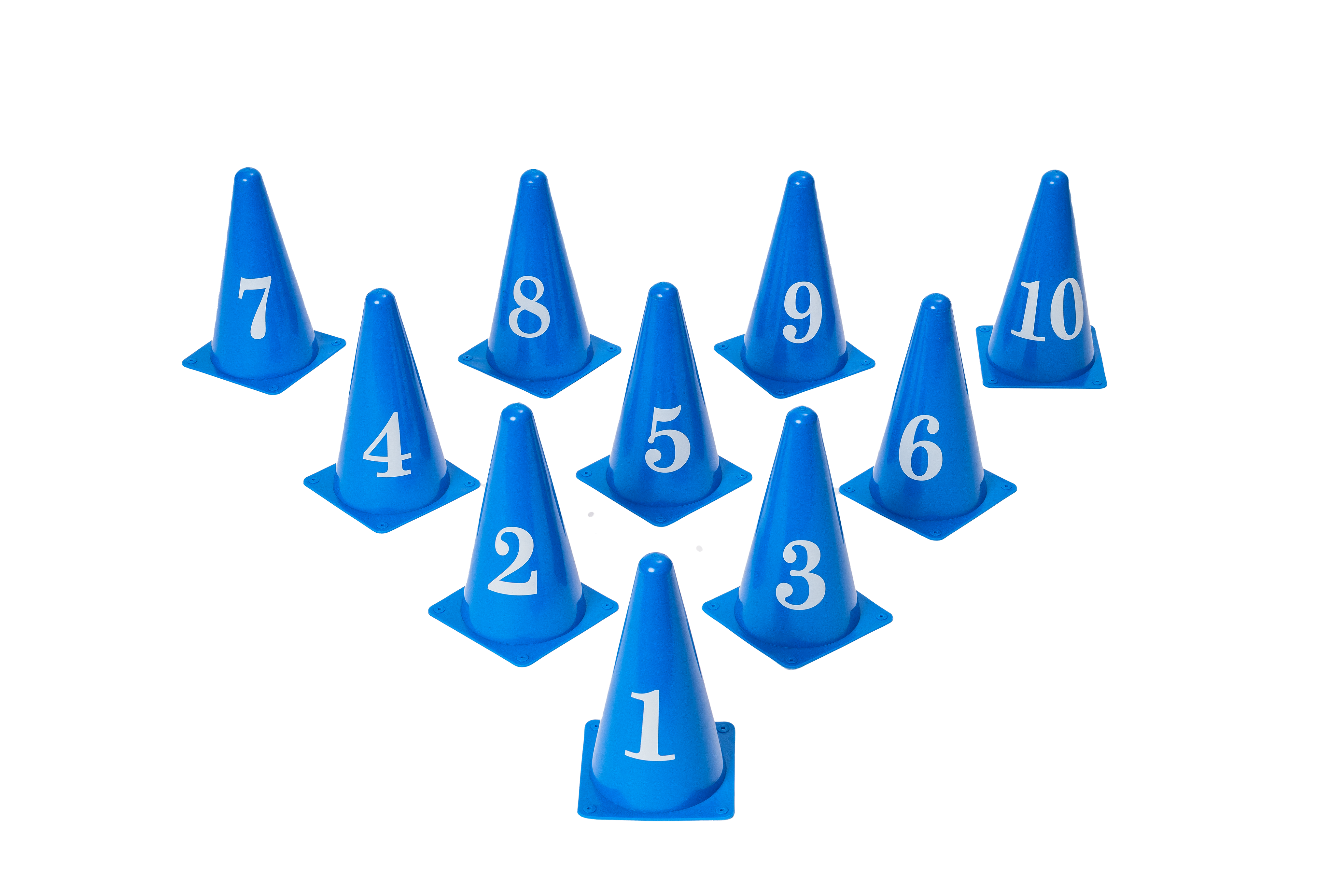Pack of 10 Durable Numbered Cones for Dog Agility Training – Atlas ...